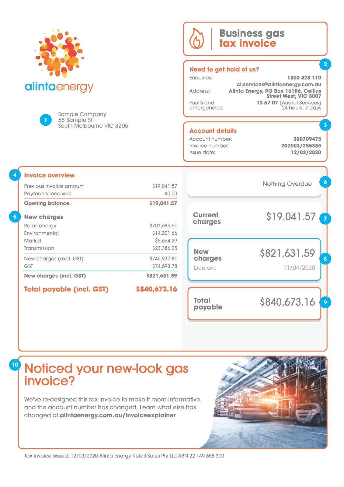 Understand your Bill (Large Business) - Alinta Energy