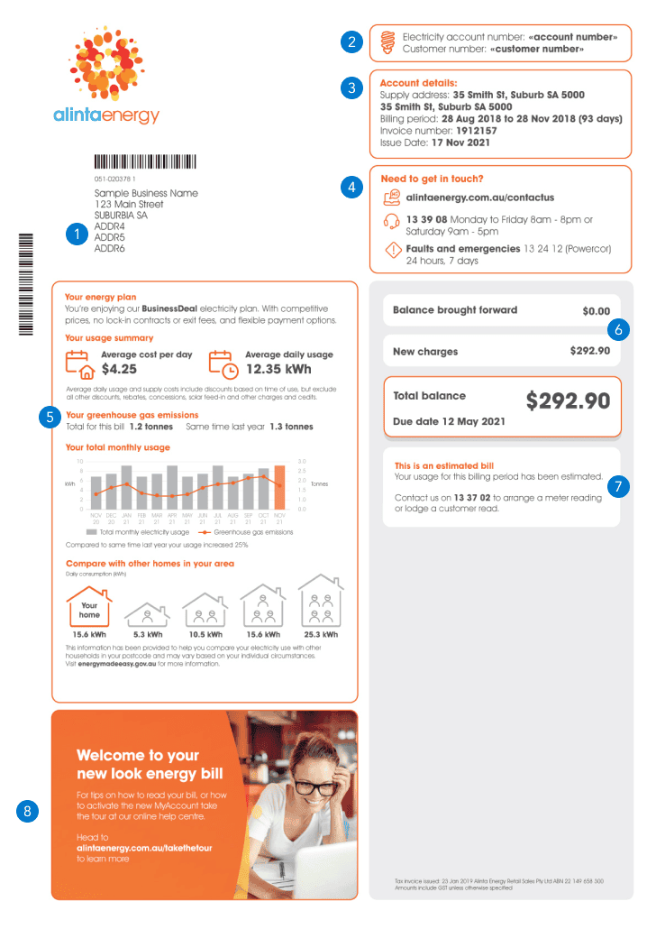 Understanding Your Alinta Energy Bill - Alinta Energy
